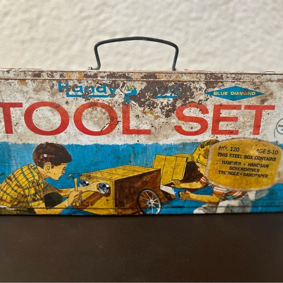 Handy Andy | Accents | Vintage Handy Andy Tool Box | Poshmark